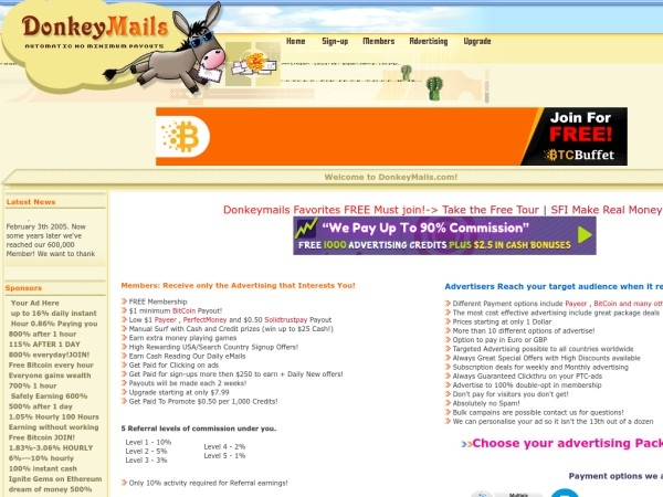 DonkeyMails - Sérieux - GPT (multi-rémunérations) - Online Money World