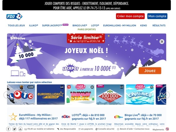 FDJ (Française des Jeux) - Sérieux - Loteries payantes - Jeux d'argent ...