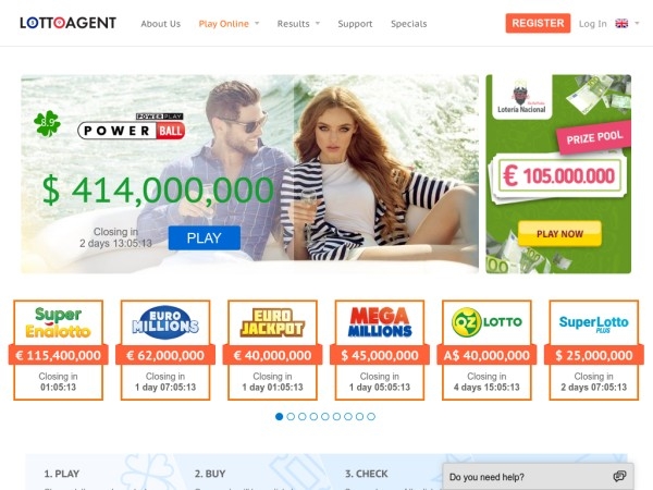 Lotto Agent - Loteries payantes - Jeux d'argent - Online Money World